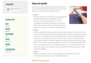 Entorse de la cheville - Urgence CHU Sainte-Justine